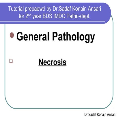 Necrosis tutorial | PPT