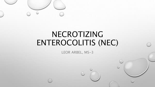 Necrotizing enterocolitis | PPT