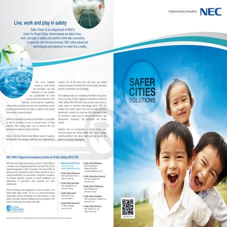 Nec safer cities solution (updated, sep2012) lowres | PPT