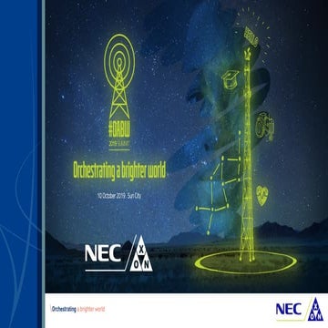 NEC Public Safety | NEC XON 2020 Vision by Walter Lee | PDF