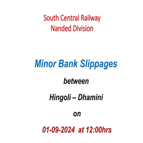 Analysis of Failure of slope in Railway embankment | PPTX