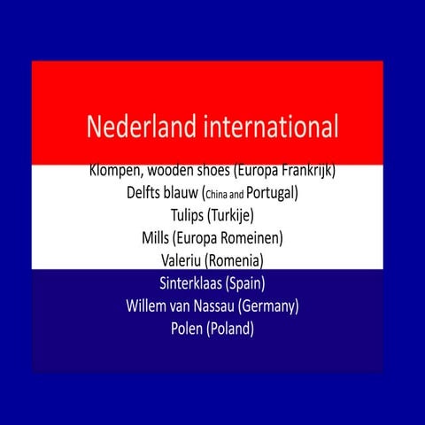 Nederland internationaal | PPT