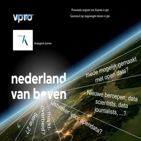 Nederland van boven - Kadaster - Open Data | PPT