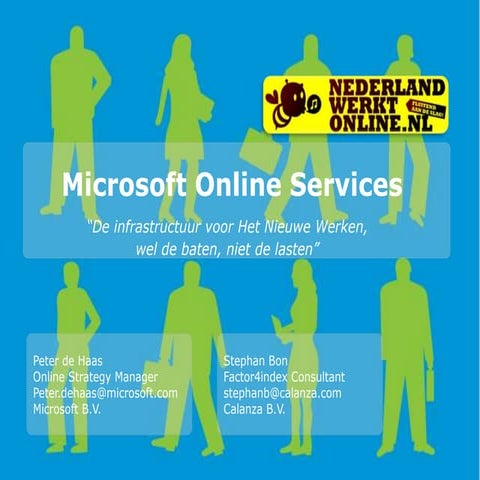Nederland werkt online 25 5-2010 - microsoft online diensten en het ...