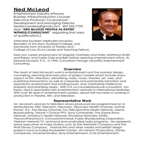 Ned McLeod Resume 2021a | PDF