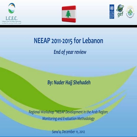 Neeap 2011 2015 for lebanon | PPT