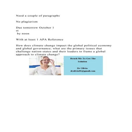 Need a couple of paragraphsNo plagiarismDue tomorrow October.docx