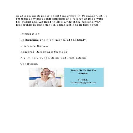 need a research paper about leadership in 10 pages with 10 reference.docx