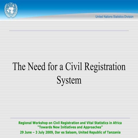 Need for civil_registration-pres2 | PPT