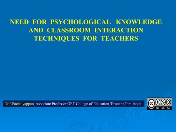 Kurt Lewin's Field theory of learning | PPTX