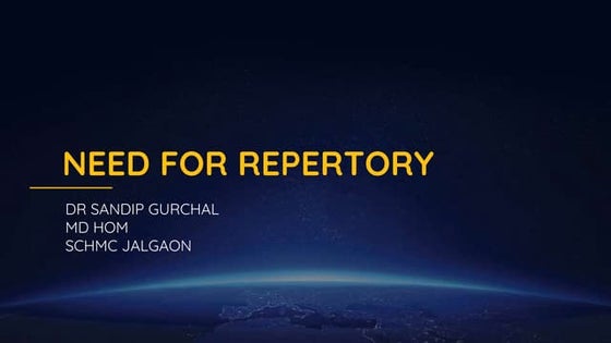 REPERTORY AND CASE TAKING INTRODUCTION TO REPERTORY PPT. | PPTX | Herbs ...