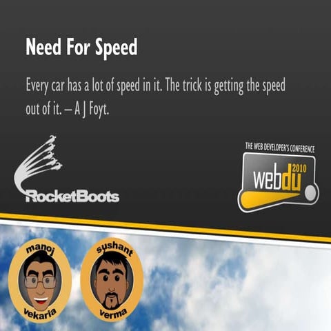 Need For Speed | PPTX | Web Development | Internet