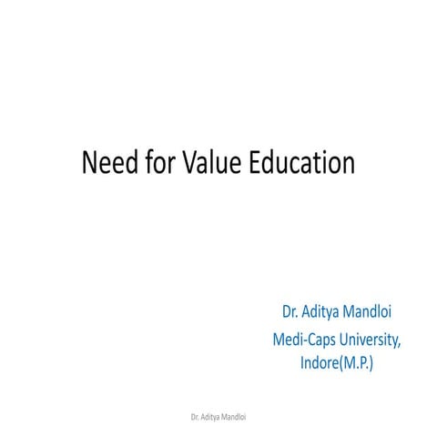 Education & Need for Value Education.pdf