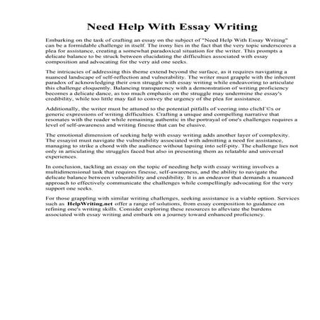 Need Help With Essay Writing. . Step-By-Step Guide to Essay Writing - ESL Buzz | PDF