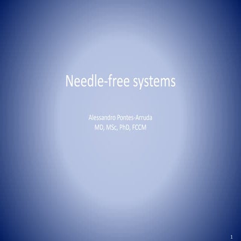 Needle free systems | PPTX