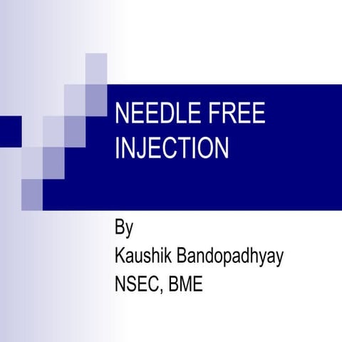 Needle free injection-ppt | PPT