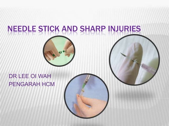 Disposal of sharp wastes(BIO MEDICAL WASTE MANAGEMENT) | PPTX | Medical ...