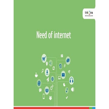 Need of internet | PPTX