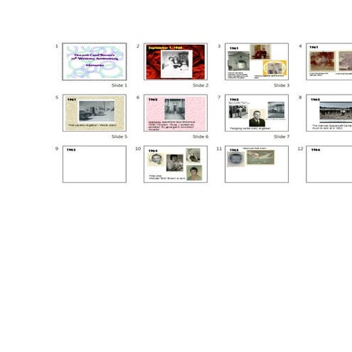 Need slide content years | RTF