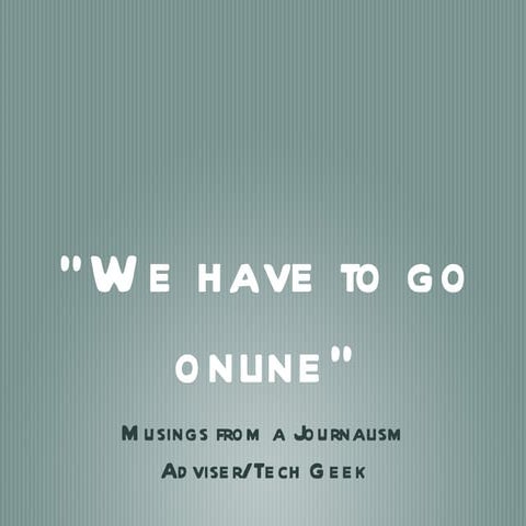 High school newspaper production | PPT