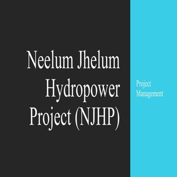 Neelum Jhelum Hydropower Project (NJHP) | PPTX