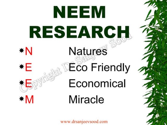 Neem | PPTX