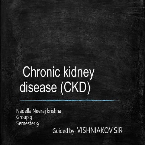 Running head CHRONIC KIDNEY DISEASE 1 .docx