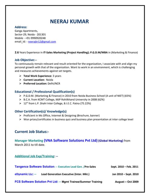Resume amit kumar shukla | PDF
