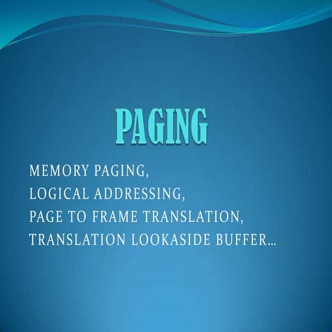 paging | PPT