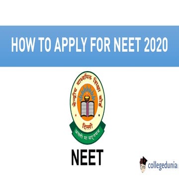 NEET 2020 Registration | PDF