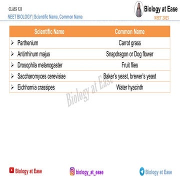 NEET BIOLOGY Scientific Names and Common Names-1.pdf