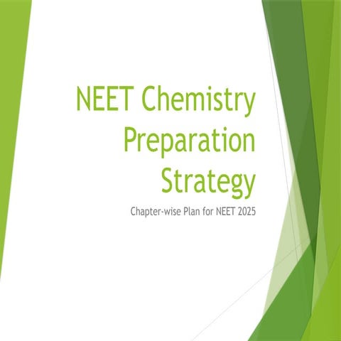 Comprehensive Cengage Chemistry Guide for JEE & NEET Aspirants | PPTX