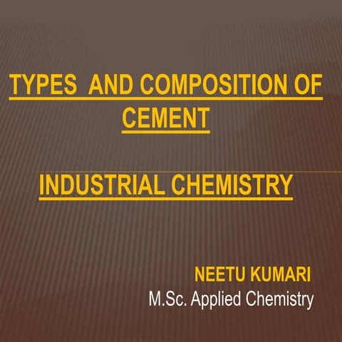 Cement | PPTX
