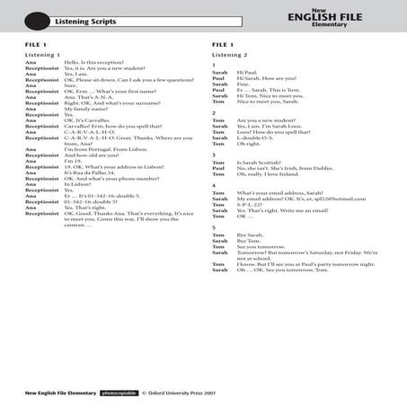Nef elem file_listening_scripts | PDF