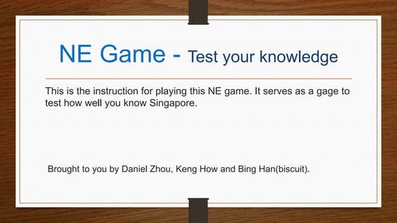 The brain game presentation3 | PPT