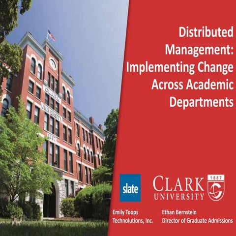 Clark U and Technolutions Slate NEGAP conference presentation | PPT