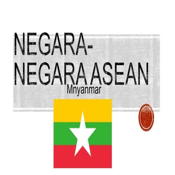 Negara negara asean myanmar | PPTX