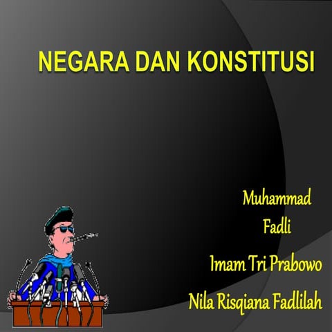 Negara dan konstitusi | PPTX