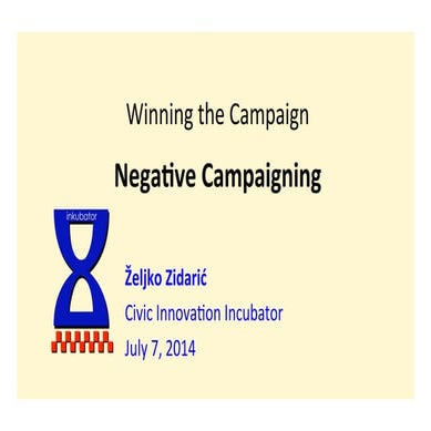 Negative Advertising in Election Campaingns | PDF