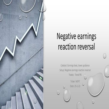 negative earnings reaction reversal -Trend PB - MSFT - 25-1-23.pptx ...