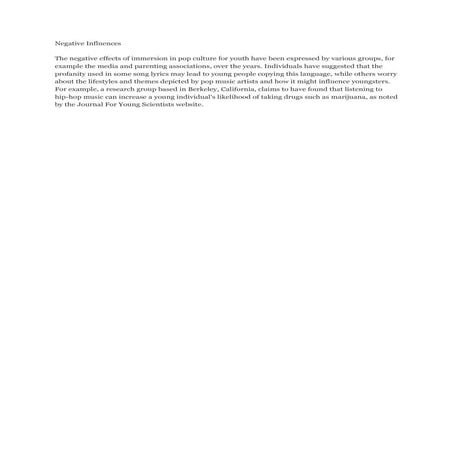 Negative influences | DOCX