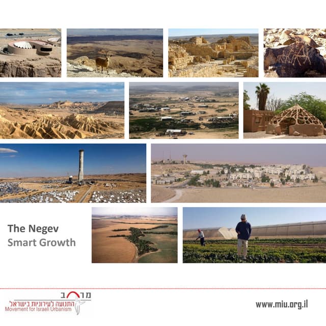 Negen Smart Growth - Cities in the Negev | PDF