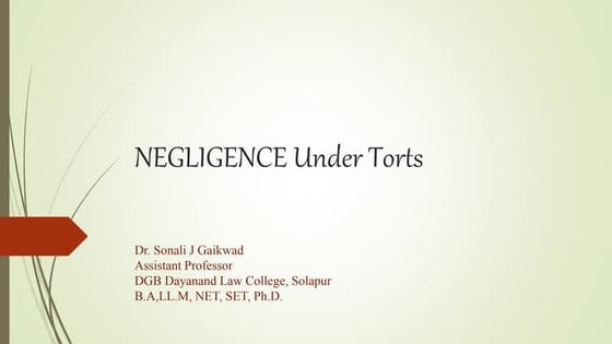 TYPES OF TORT. TORT AND DAMAGES | PPT