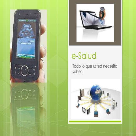E-salud (e-health): Tecnologías y la nueva realidad de los sistemas de ...