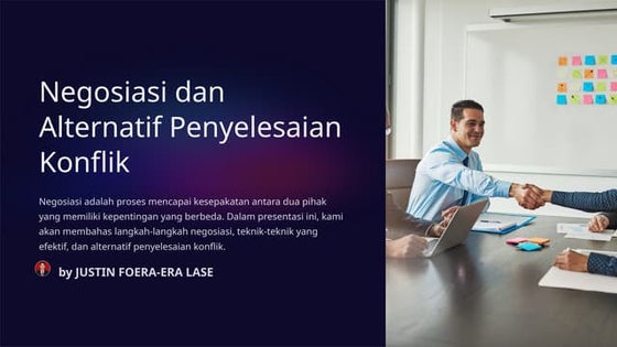 TEKNIK NEGOSIASI - MATERI : NEGOSIASI | PPT
