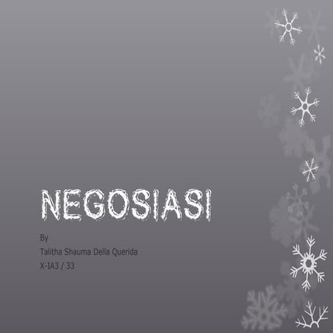 Negosiasi | PPT
