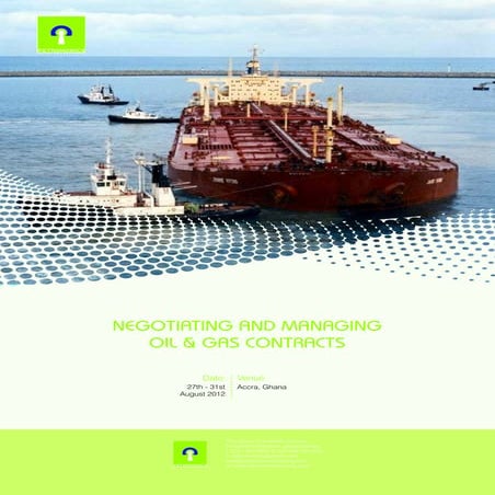 Negotiating and managing oil & gas contracts | PDF