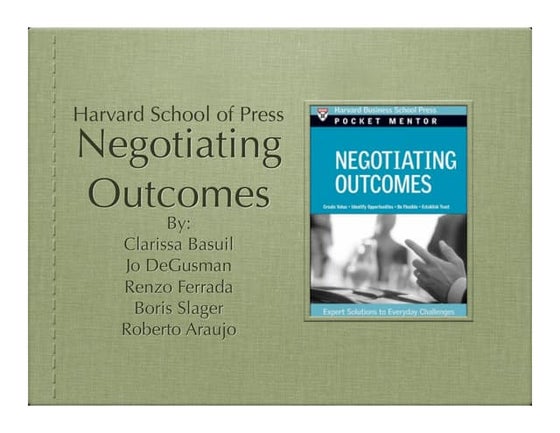 NEGOTIATION | PPT