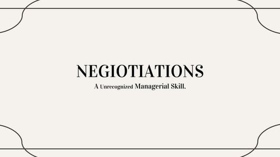 Strategic negotiation | PPT