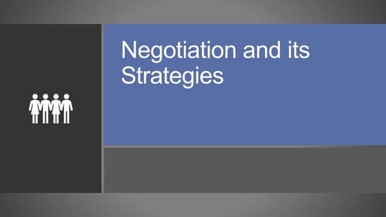 Negotiation | PPT
